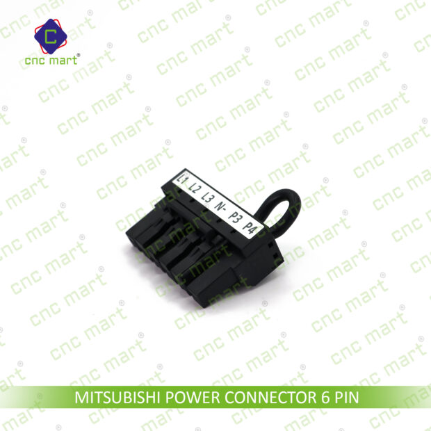 MITSUBISHI POWER CONNECTOR 6PIN - CNC MART